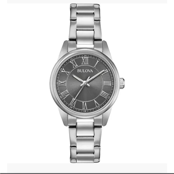 Bulova | Accessories | Bulova Womens Grey Sunday Dial Watch | Poshmark
